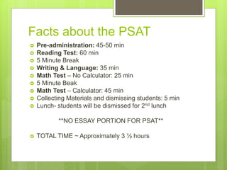 PSAT/NMSQT Taining | PPT