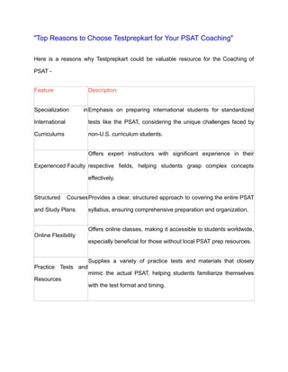 Effective PSAT Preparation Online Guide" | PDF