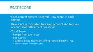 Psat results parent | PPT