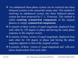PSA - it tells the information anout symmetrical components | PPT