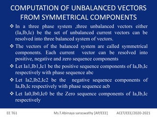 PSA - it tells the information anout symmetrical components | PPT