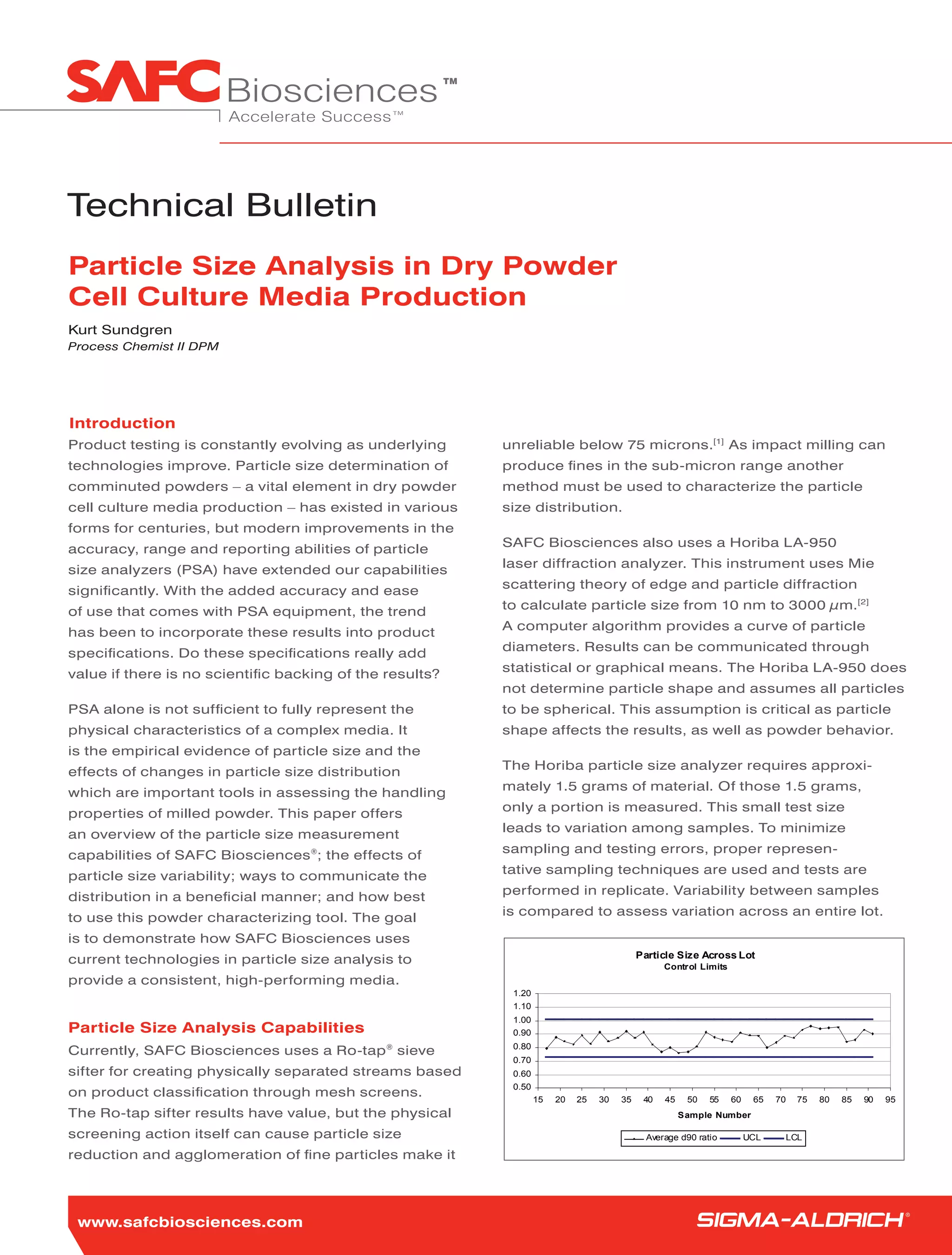 Introduction to Powder Size Analysis for Cell Culture Media | PDF