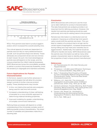 Introduction to Powder Size Analysis for Cell Culture Media | PDF