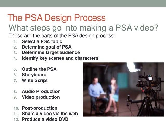 PSA Workshop -PreProduction