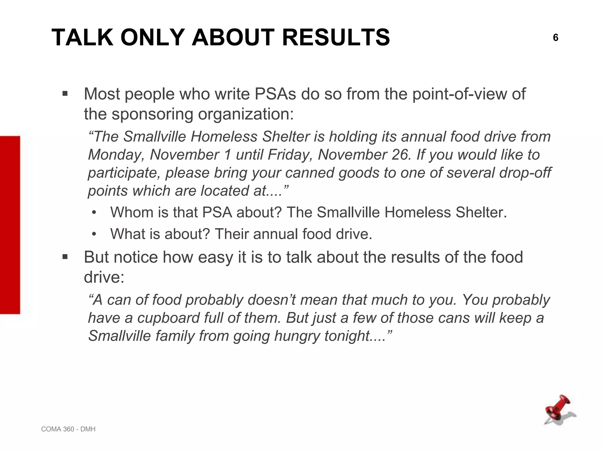Psa writing | PPTX | Children\'s Health | Healthy Living