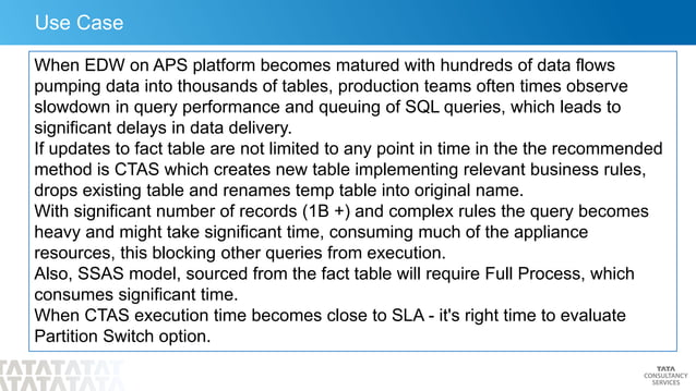 Partition Switch based data loads | PDF