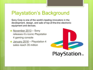 Playstation's Big Idea Final Presentation | PPTX