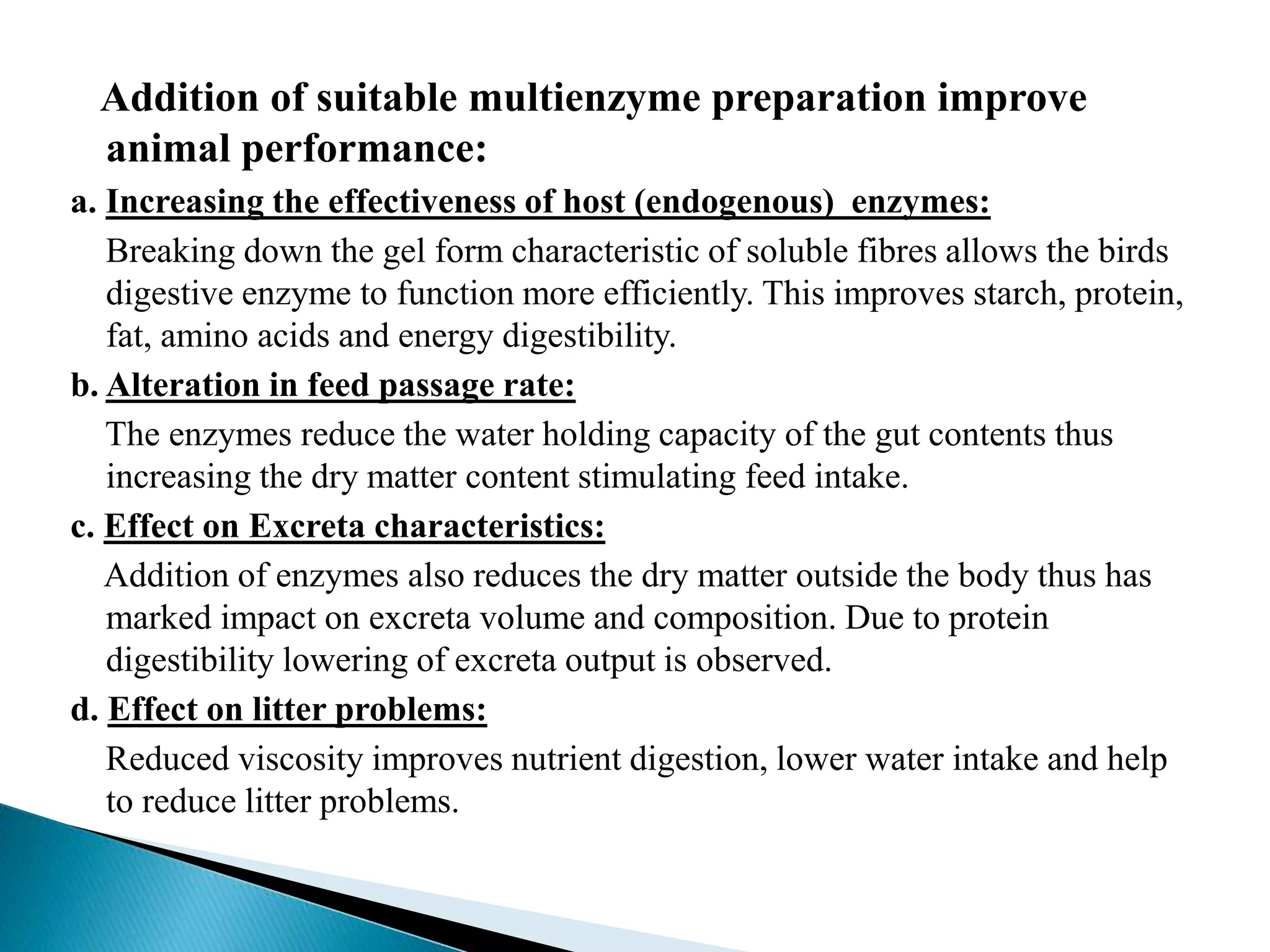 Enzymes ,Feed additives and Non additives in feed production | PPTX