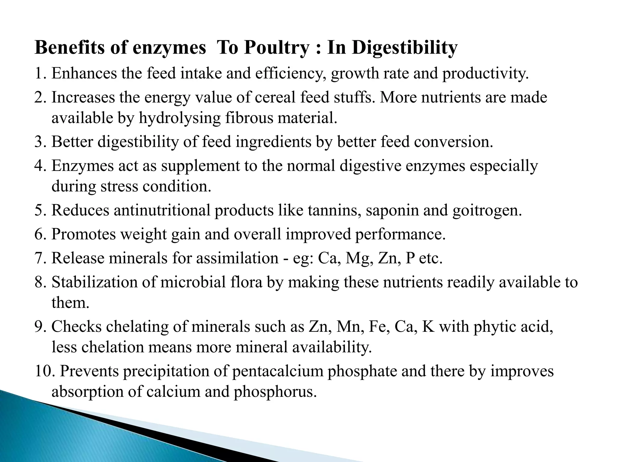 Enzymes ,Feed additives and Non additives in feed production | PPTX