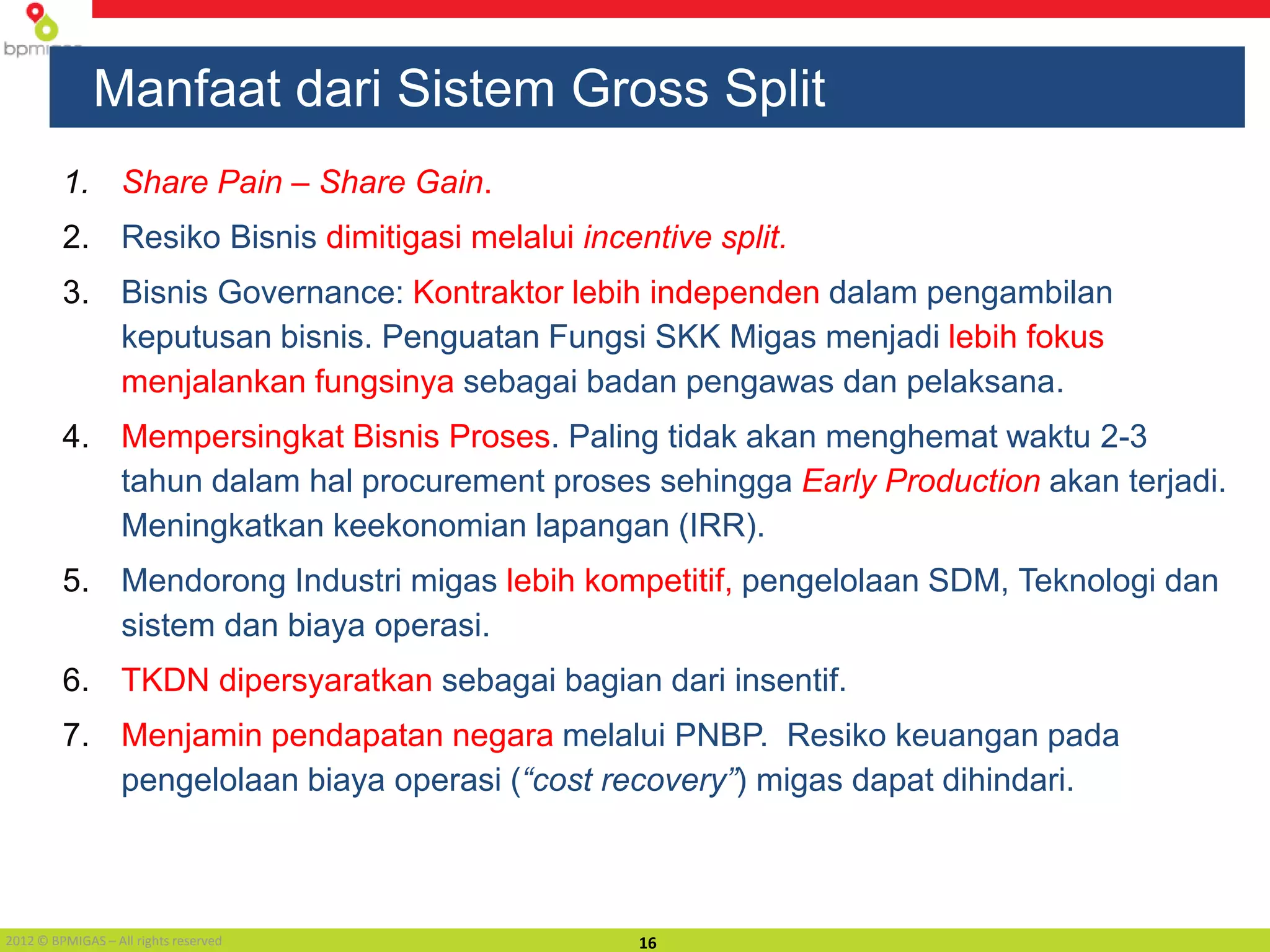 Psc gross split - cost recovery | PPTX