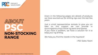 PSC India - Rig Spares Supplied - Examples .pdf