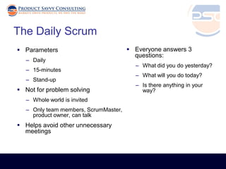 ProductSavvy - Scrum and QA | PPT