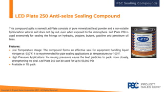 PSC Sealing Compounds 2021 | PPT
