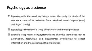 Introduction to. psychology .pptx