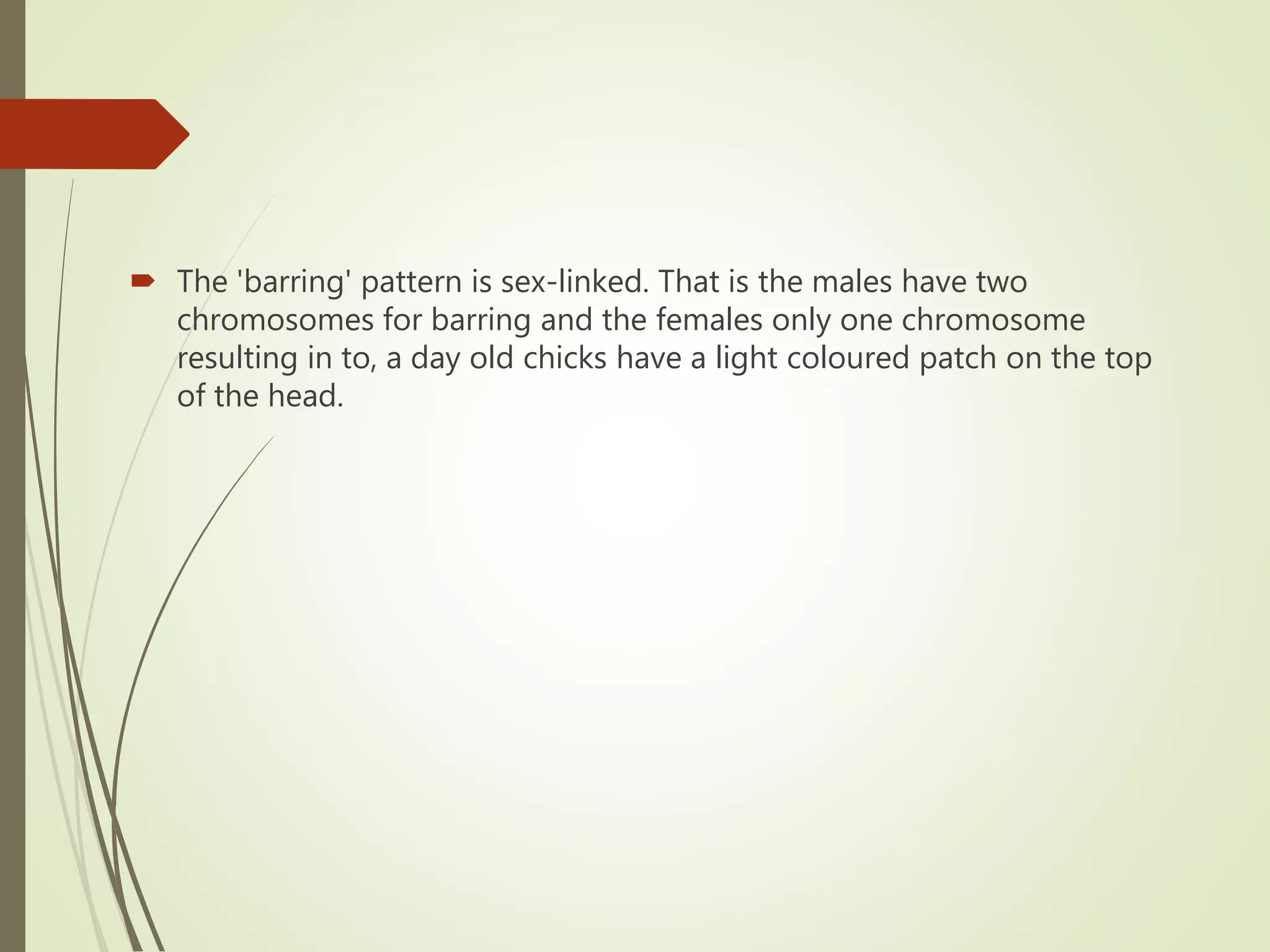 Sex Linked , Sex Influenced & Sex Limited Traits in Poultry | PPTX