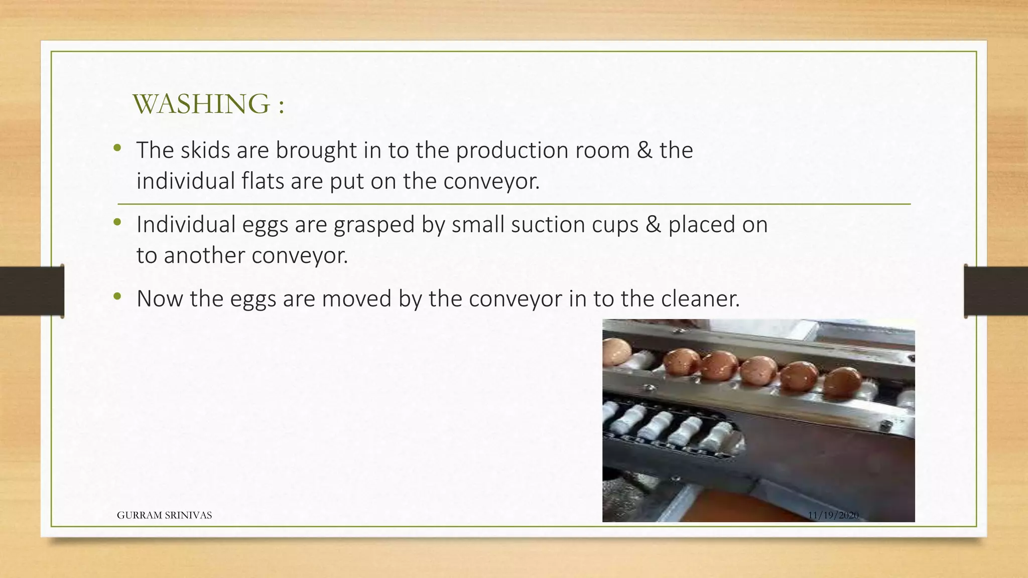 HANDLING, PROCESSING, PACKAGING, TRANSPORT & MARKETING OF EGGS | PPTX