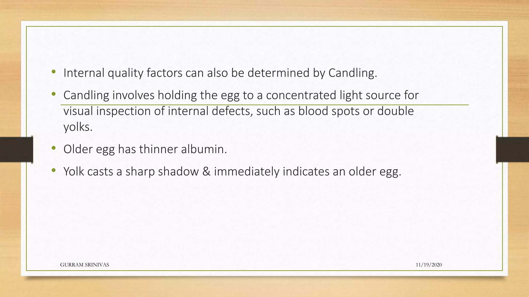 HANDLING, PROCESSING, PACKAGING, TRANSPORT & MARKETING OF EGGS | PPTX