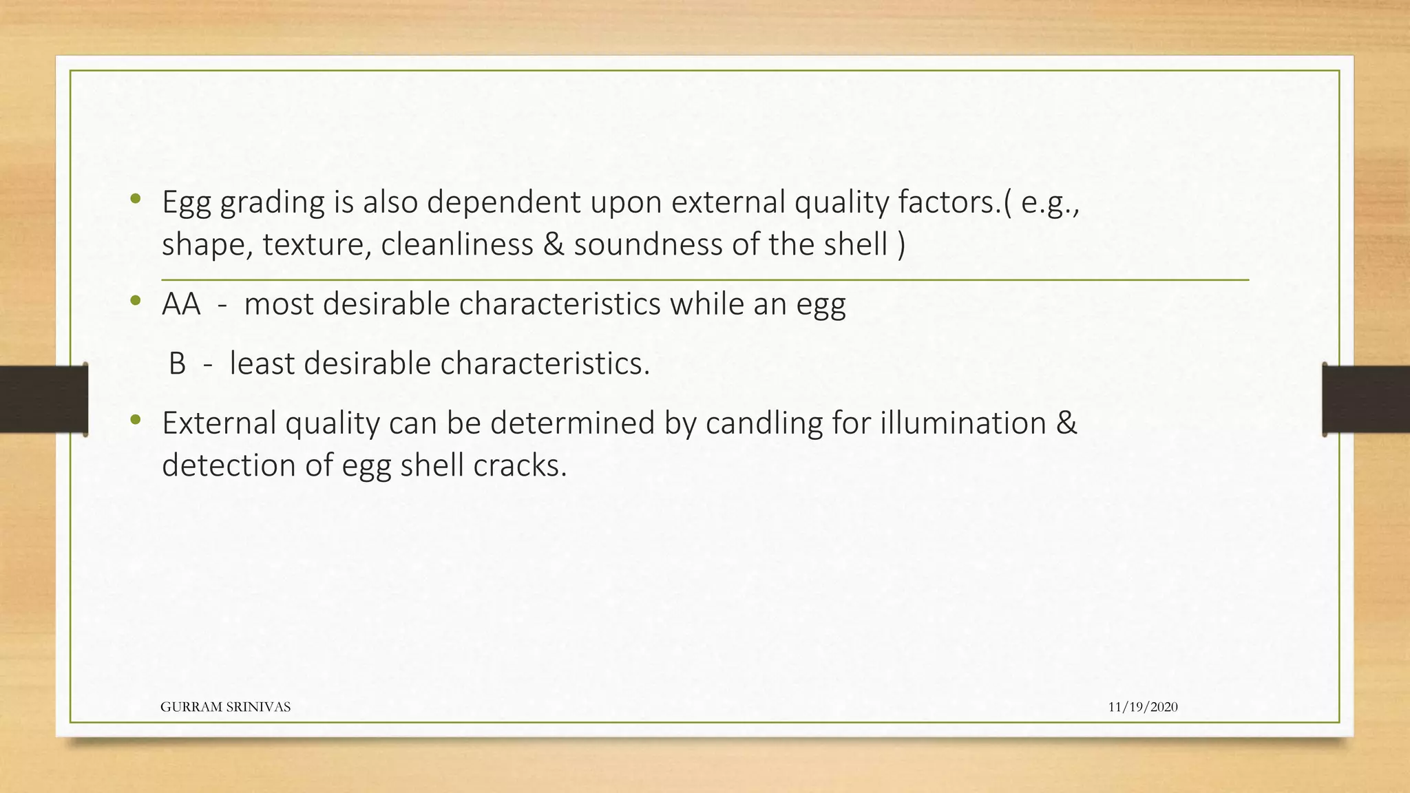 HANDLING, PROCESSING, PACKAGING, TRANSPORT & MARKETING OF EGGS | PPTX