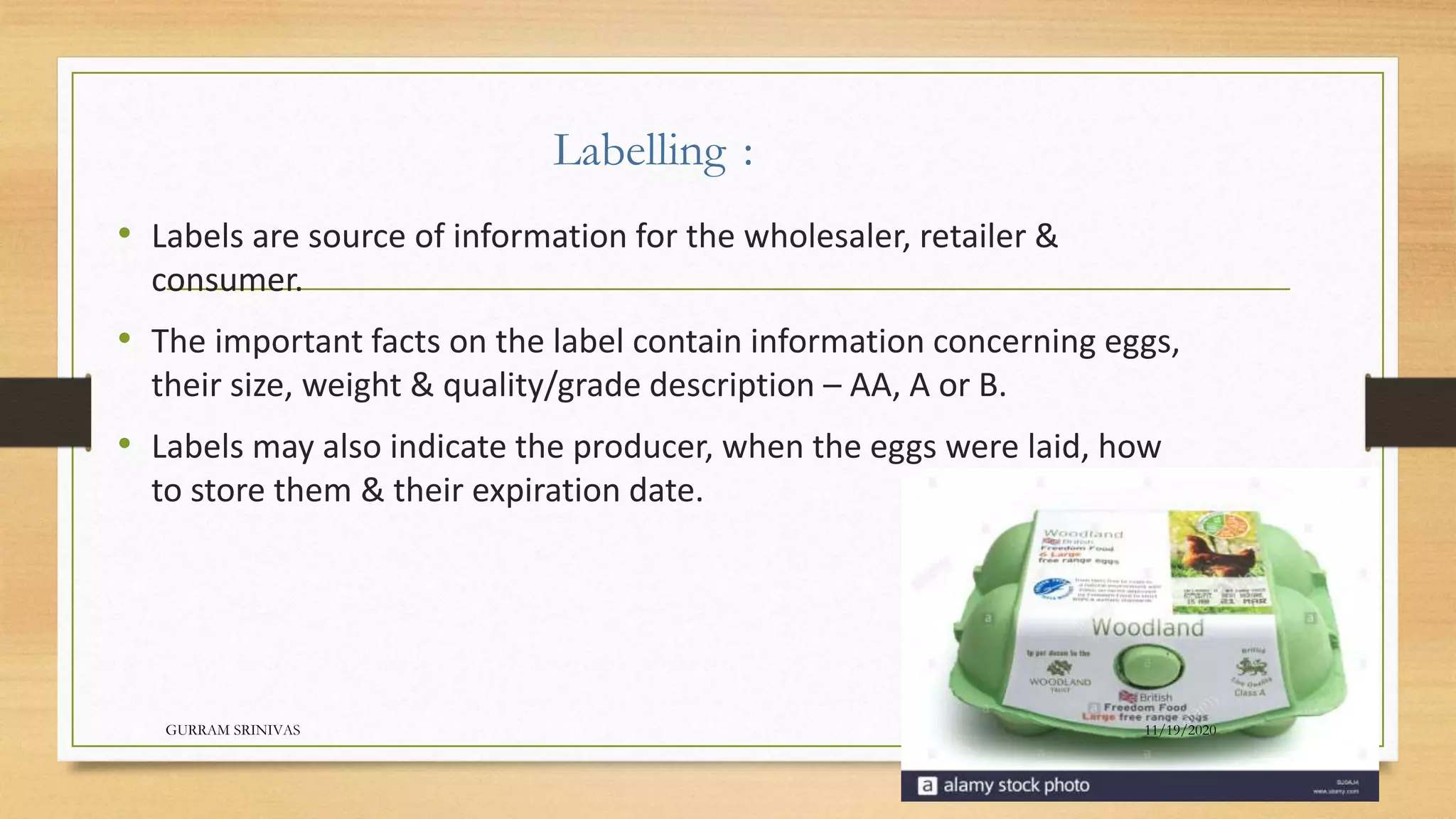 HANDLING, PROCESSING, PACKAGING, TRANSPORT & MARKETING OF EGGS | PPTX