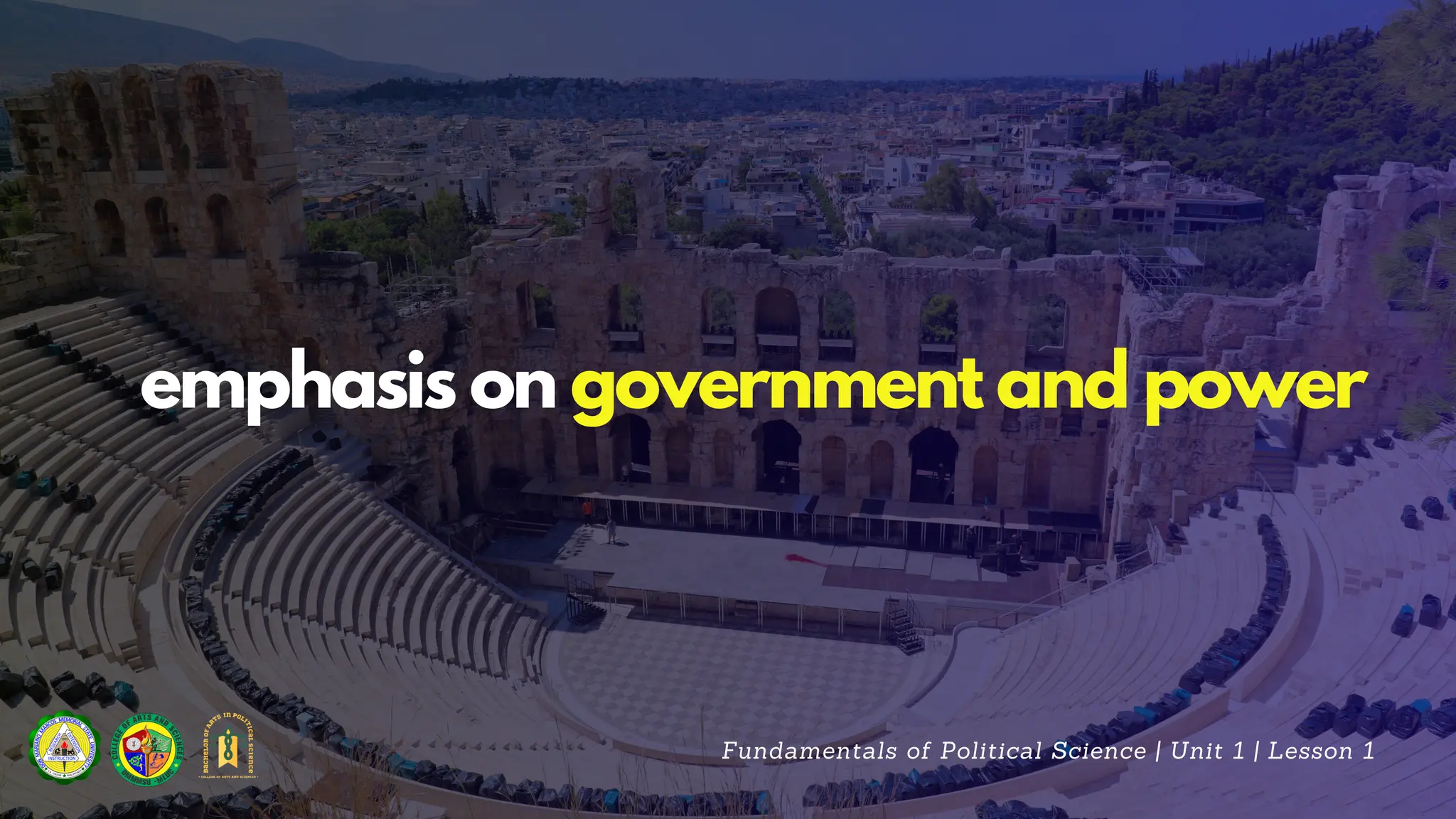 PSCC 101 Unit 1 Lesson 1 | Intro to PolSci | PPT