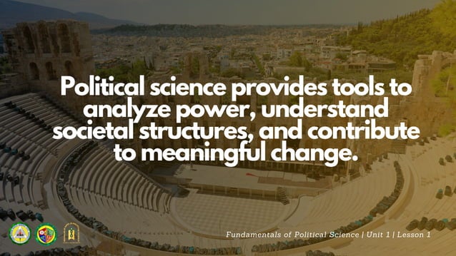 PSCC 101 Unit 1 Lesson 1 | Intro to PolSci | PPT