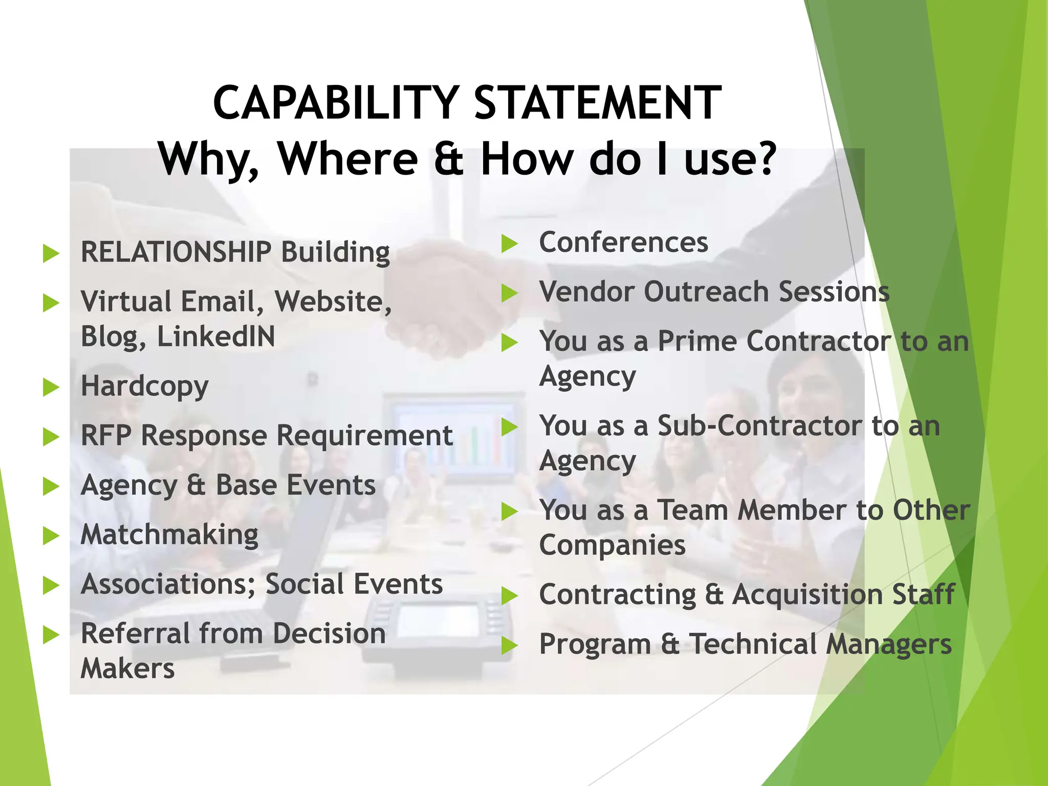 PSCC - Capability Statement Presentation | PPT