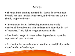 DESIGN OF CONTINUOUS MEMBERS IN PRESTRESSED | PDF