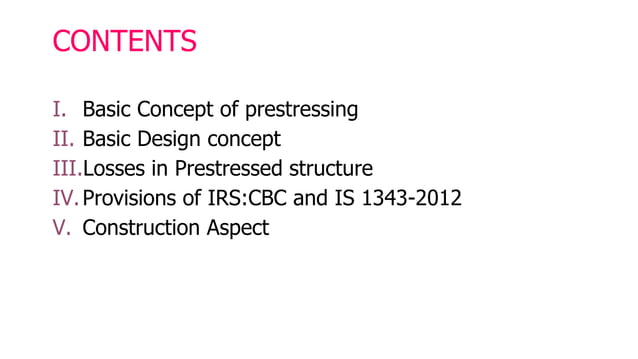 PSC Design and construction.ppt | Civil Engineering Industry | Industries