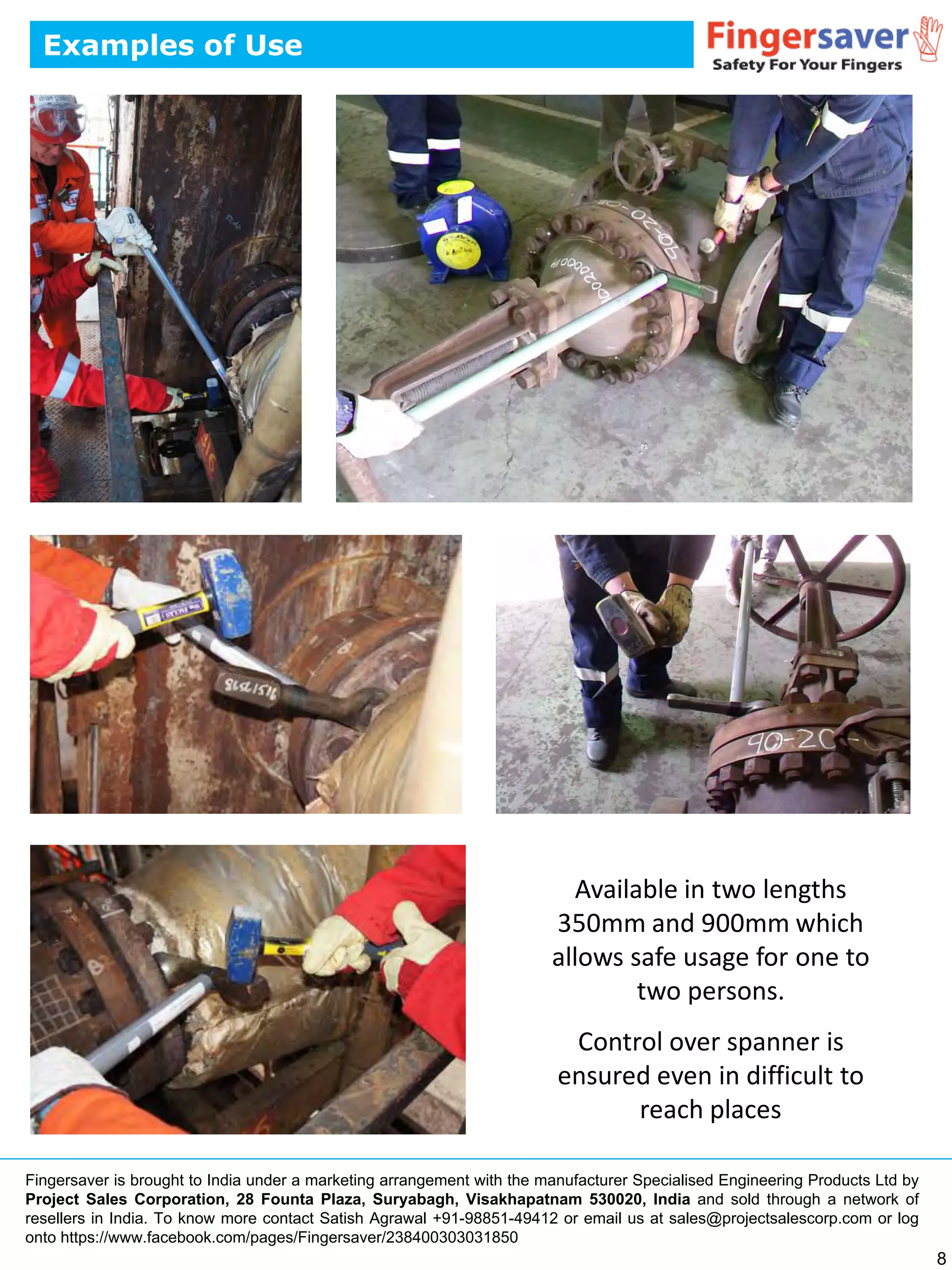 Psc fingersaver impact protection tool user manual | PDF