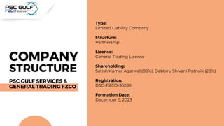 PSC Gulf FZCO Dubai - Global Sourcing Now Made Easy | PDF