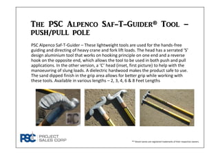 PSC Hands free lifting and hands off tools 2015 | PDF