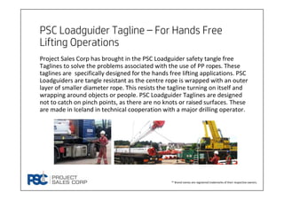 PSC Hands Free Lifting and Hands-off Tools | PDF