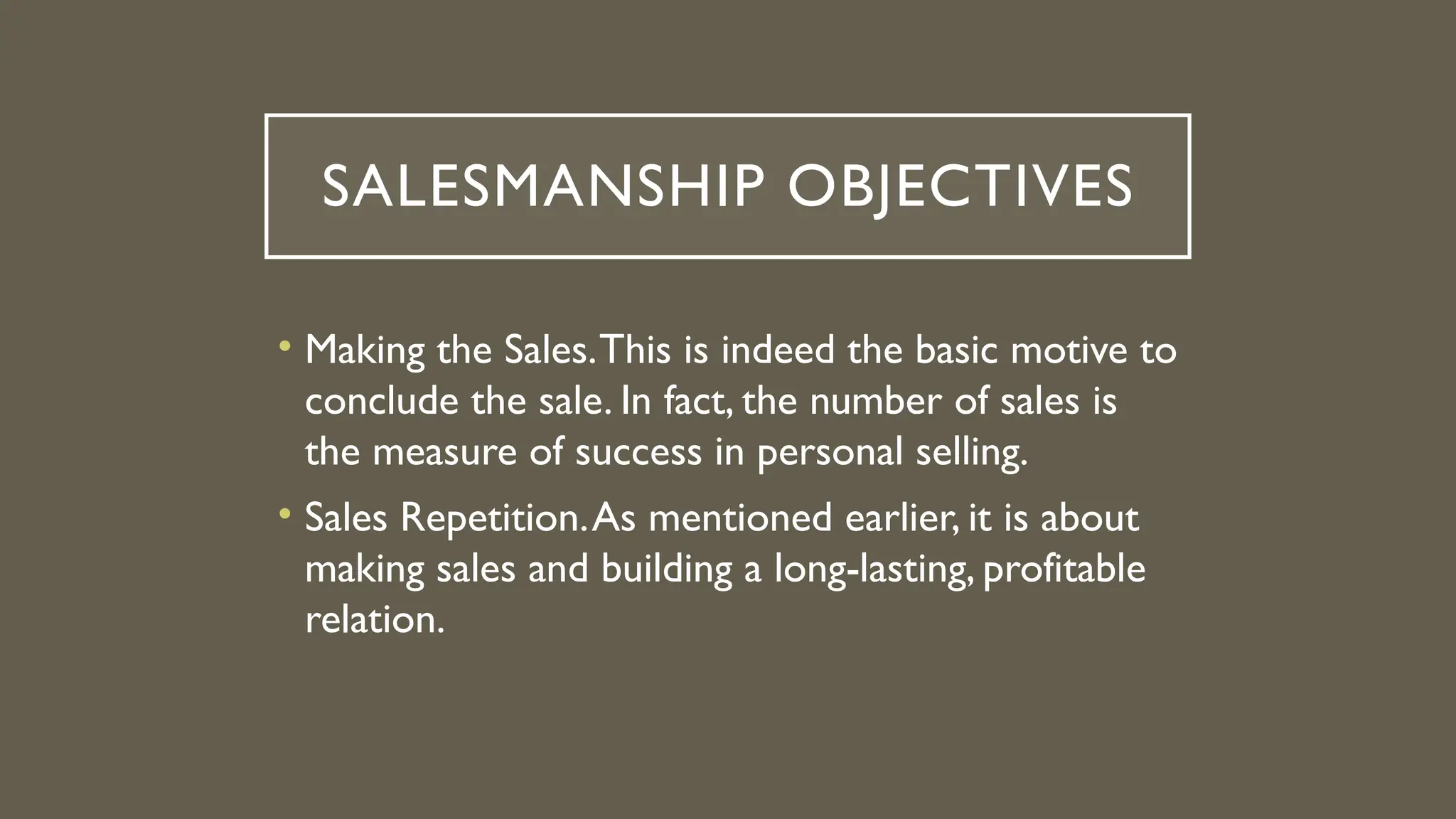 professional salesmanship chapter 1 (introduction) ppt | PPTX