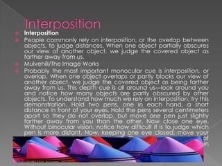 Interposition Psychology Example