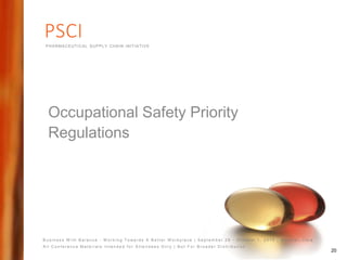 PSCI 1 Presentation environmental and safety regulatory overview by ...