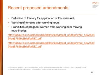 PSCI 1 Presentation environmental and safety regulatory overview by ...