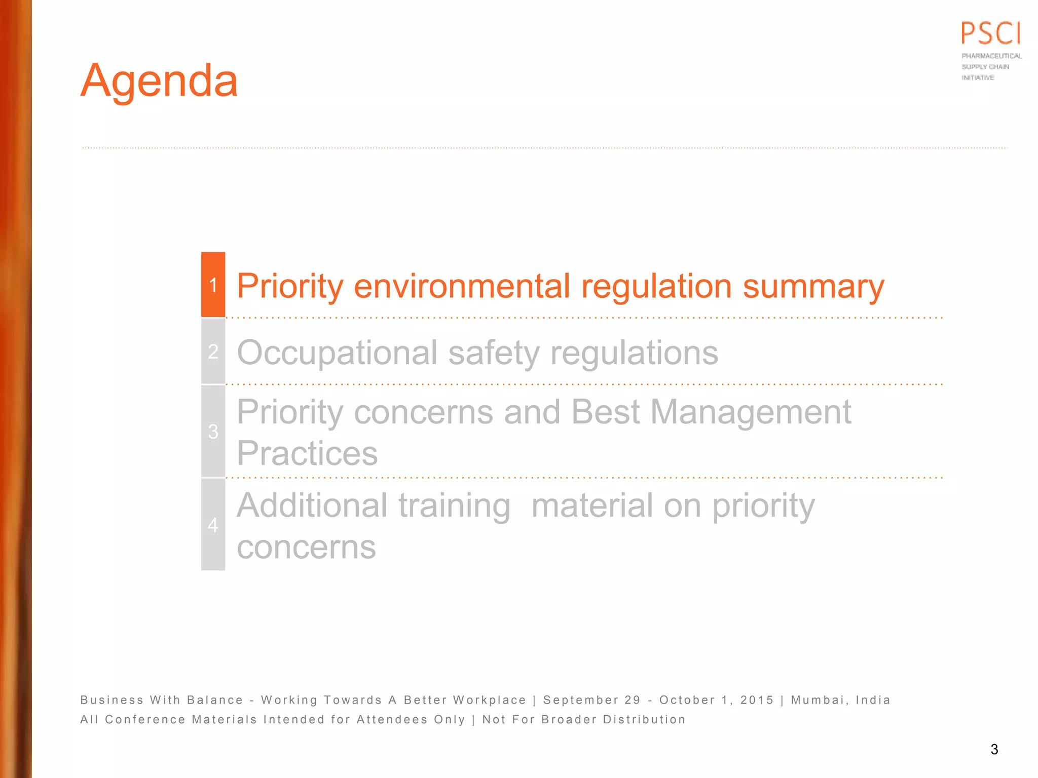 Psci 1 pres environmental and safety regulatory overview maharshi mehta ...