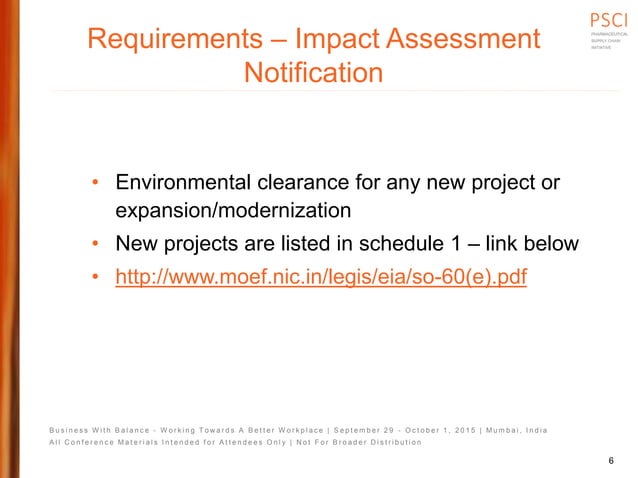 Psci 1 pres environmental and safety regulatory overview maharshi mehta ...