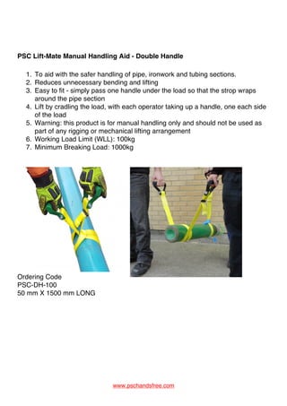 PSC Lift-Mate Manual Lifting Aids | PDF
