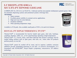 PSC Speciality Lubricants for Marine & Offshore 2017 | PDF