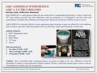 PSC Specialty Lubricants for the Marine & Offshore Drilling Industry | PPT