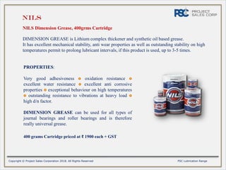 PSC Specialty Lubricants for the Marine & Offshore Drilling Industry | PPT