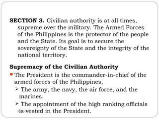 PSCN Lecture 3: Constitution Article 1 and 2 ( Section 1-6) | PPT