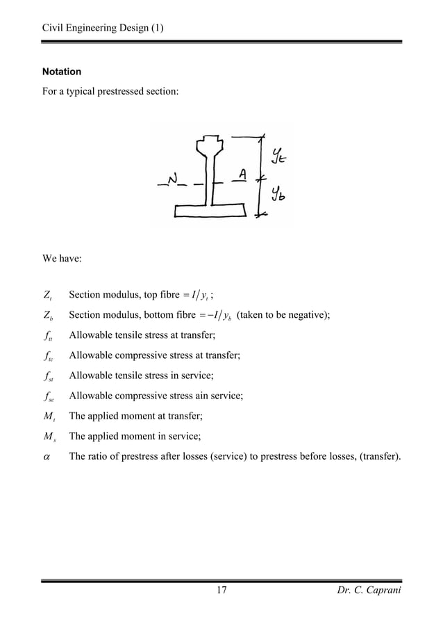 Prestressed Concrete Design | PDF