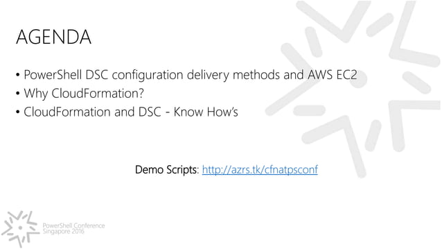 Using PowerShell DSC with AWS Cloud and CloudFormation | PPT