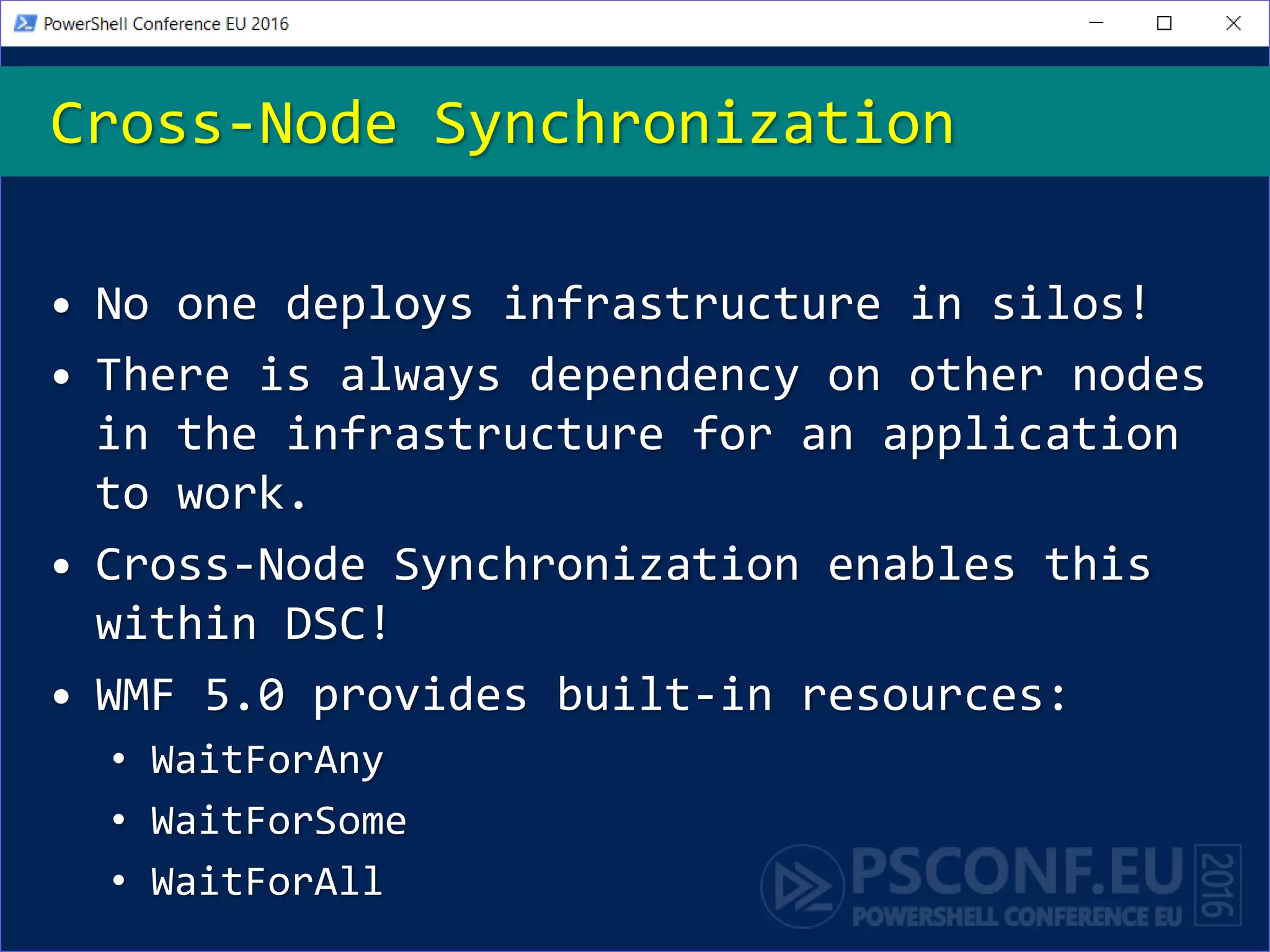 PowerShell DSC Partial Configurations and Cross-node Synchronization | PPT
