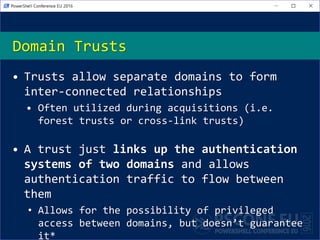PSConfEU - Offensive Active Directory (With PowerShell!) | PPTX
