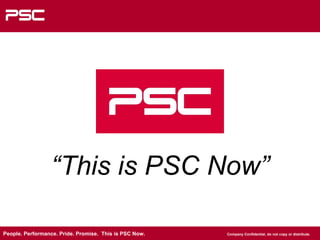 PSC Overview | PPT