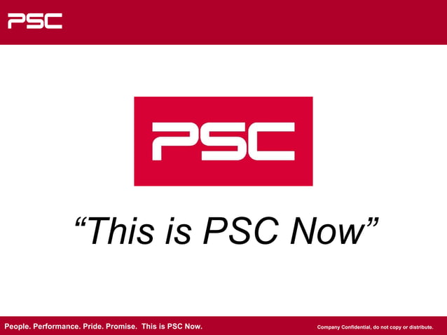 PSC Overview | PPT