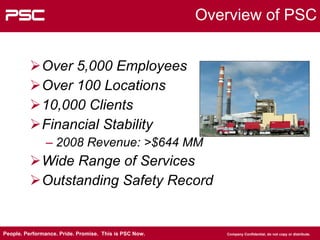 PSC Overview | PPT